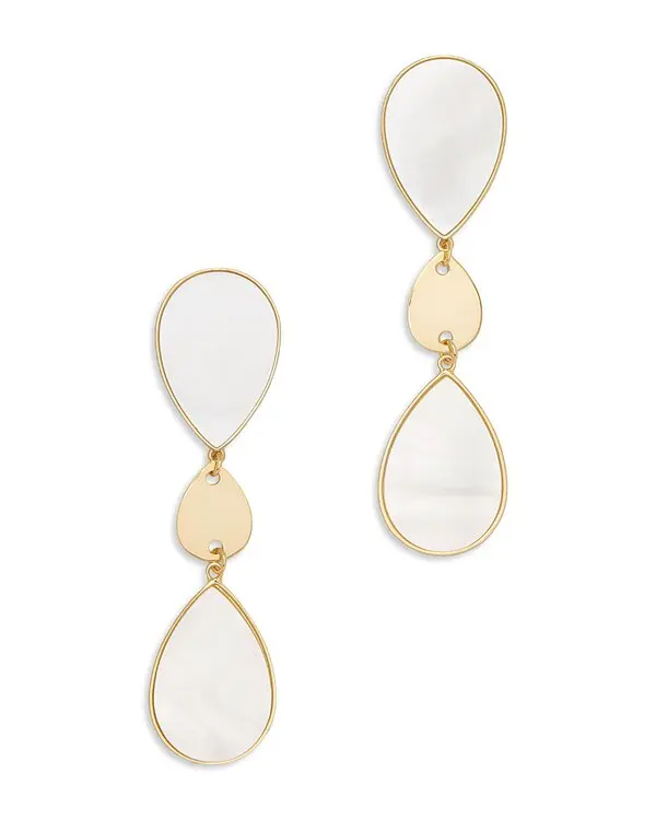 Ramy Brook Kari Mother Of Pearl Statement Earrings - No Color
