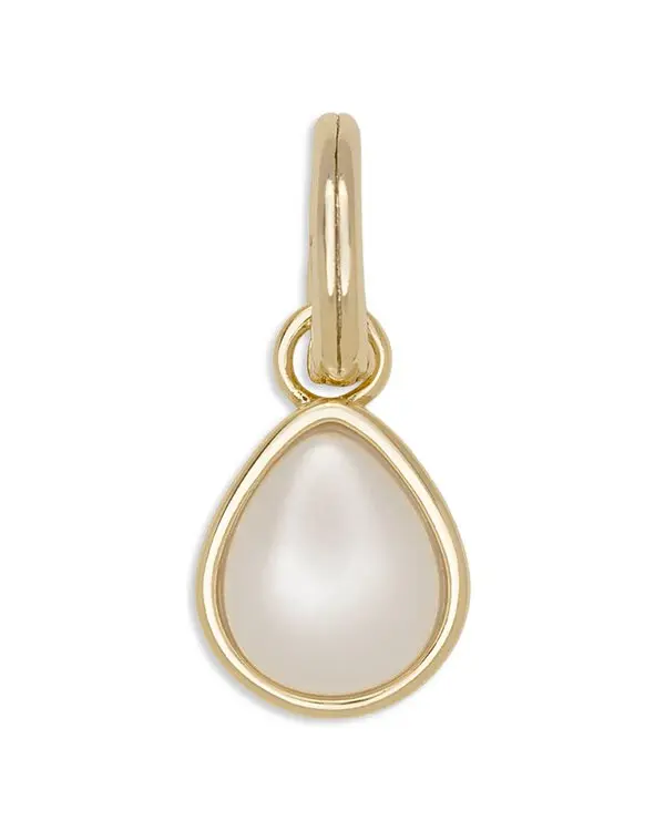 Ramy Brook Birthstone Imitation Charm - Pearl
