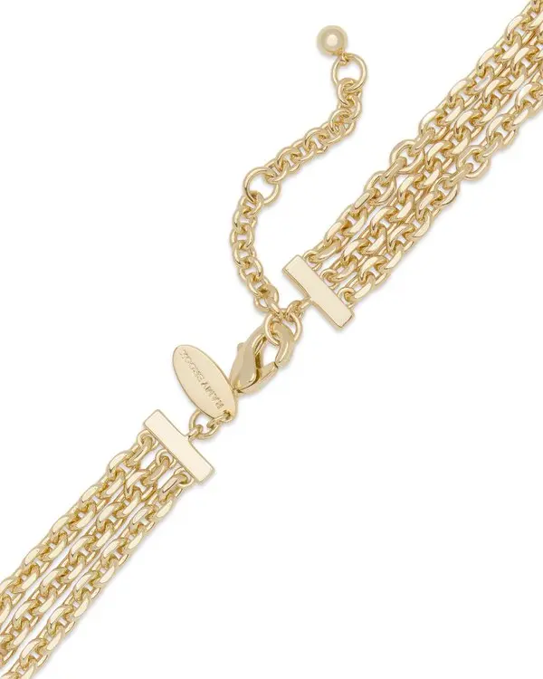 Ramy Brook Lover Double Heart Layered Pendant Necklace - Gold