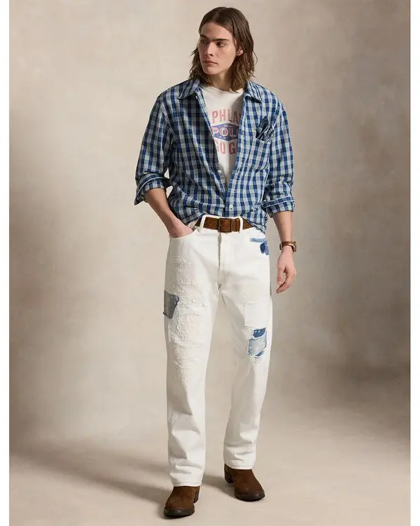 Polo Ralph Lauren Heritage Straight Distressed Jeans