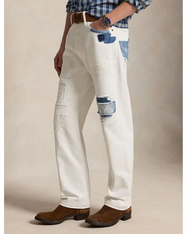 Polo Ralph Lauren Heritage Straight Distressed Jeans