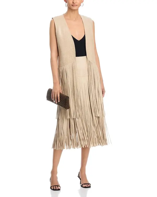 Kobi Halperin Parker Leather Skirt