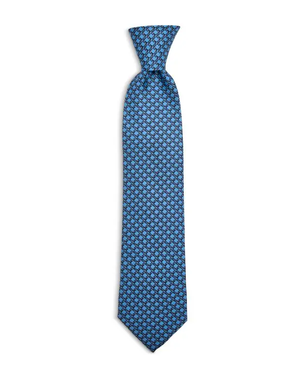 Bloomingdale'S Silk Link Tie - Blue
