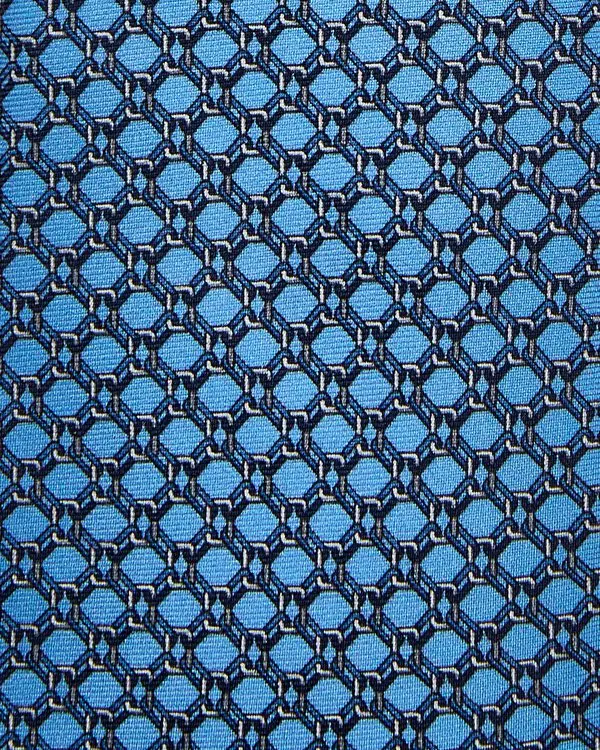 Bloomingdale'S Silk Link Tie - Blue