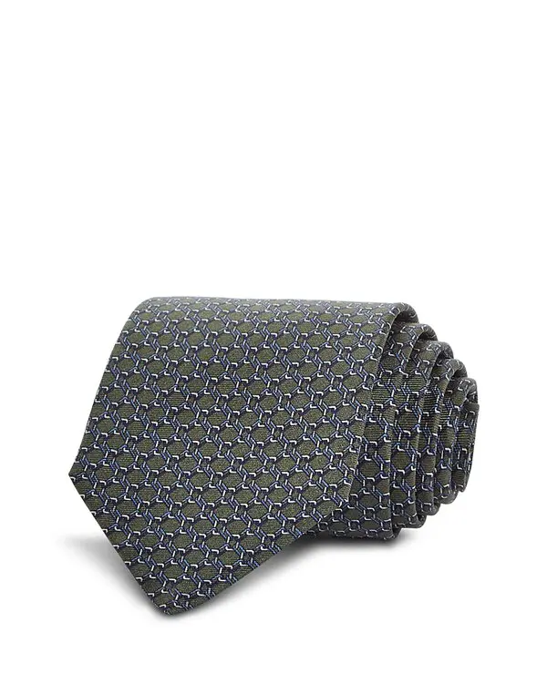 Bloomingdale'S Silk Link Tie - Olive