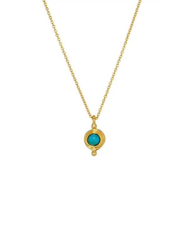 OTTOMAN HANDS Birthstone Pendant Necklace - December