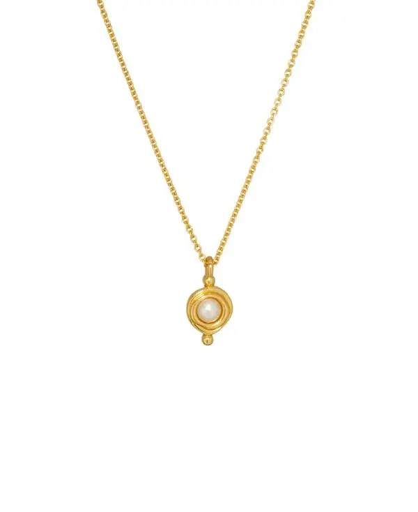 OTTOMAN HANDS Birthstone Pendant Necklace - June