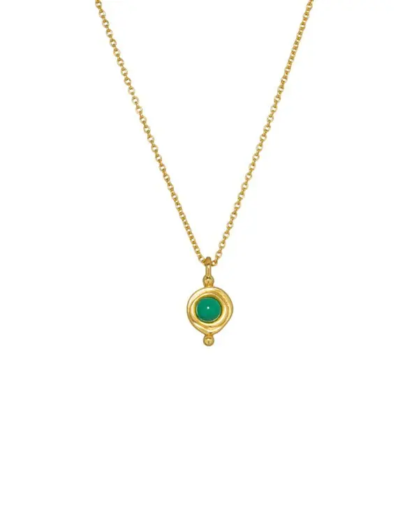 OTTOMAN HANDS Birthstone Pendant Necklace - May