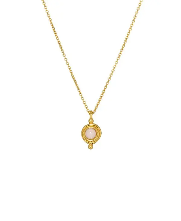 OTTOMAN HANDS Birthstone Pendant Necklace - October