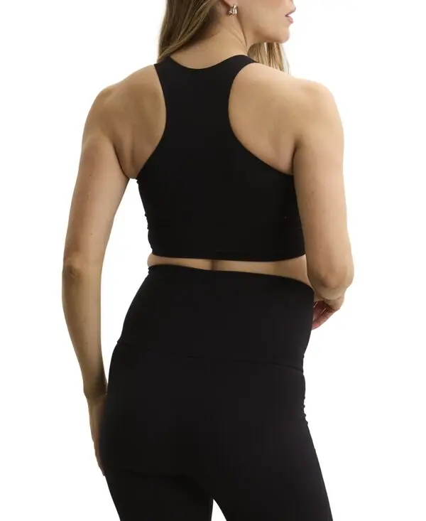 Hatch Collection Maternity Bodyflex Crop Racer Tank
