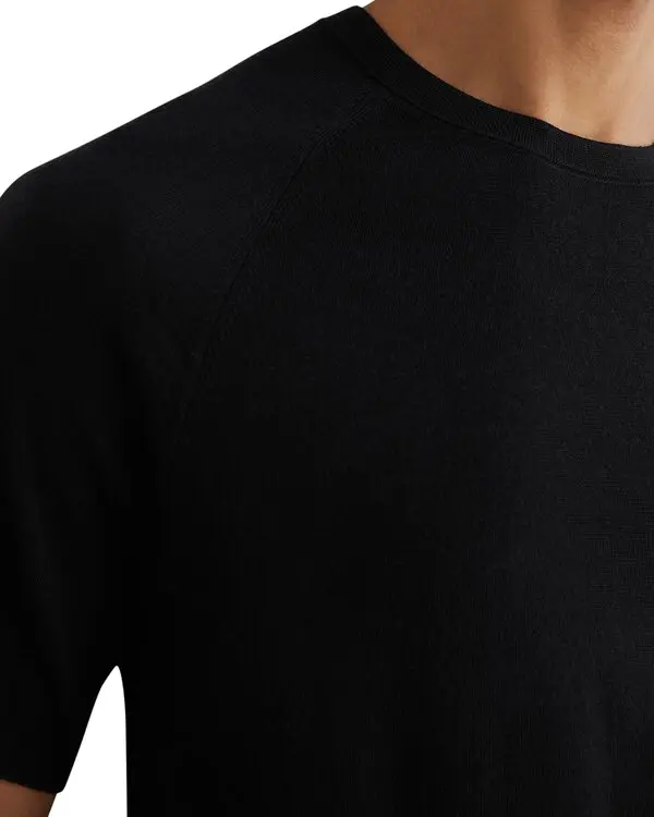 REISS Raglan Merino Wool T-shirt Sweater
