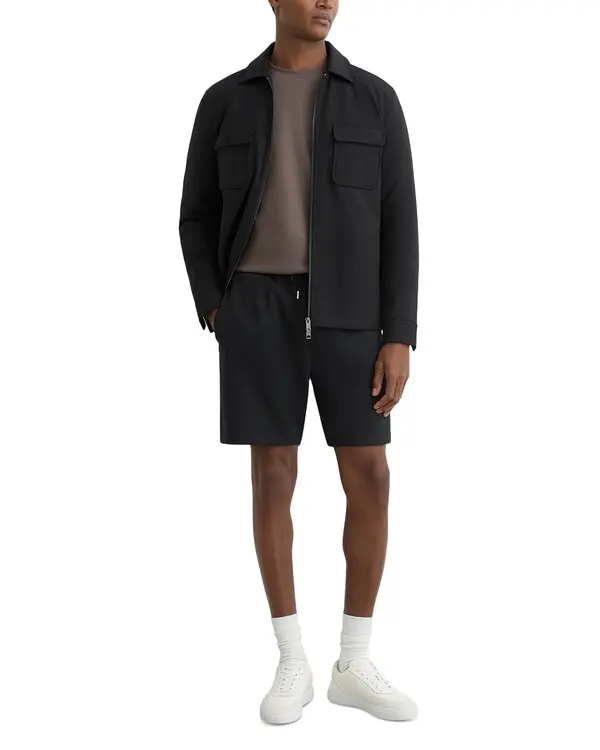REISS Reid Drawstring Shorts - Navy