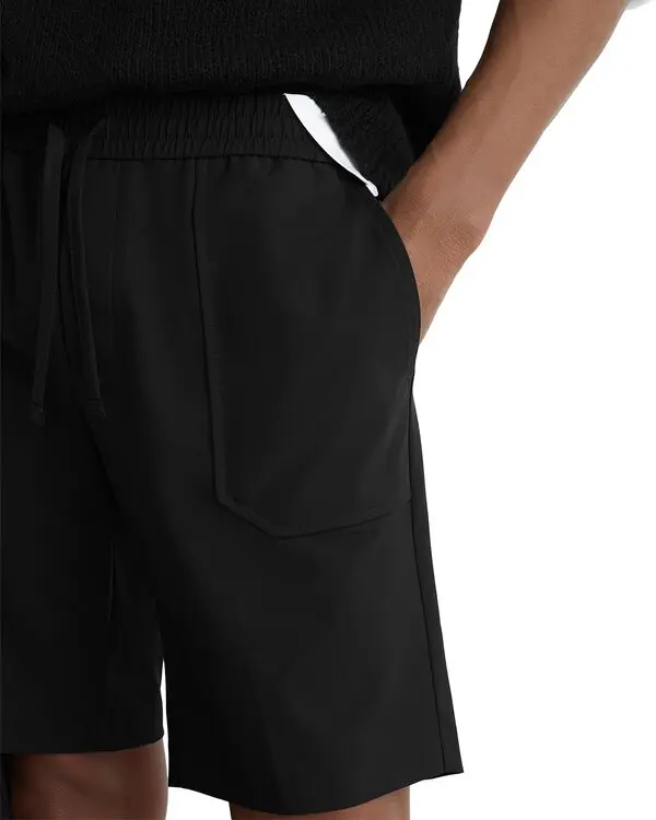 REISS Ascend Drawstring Shorts - Black