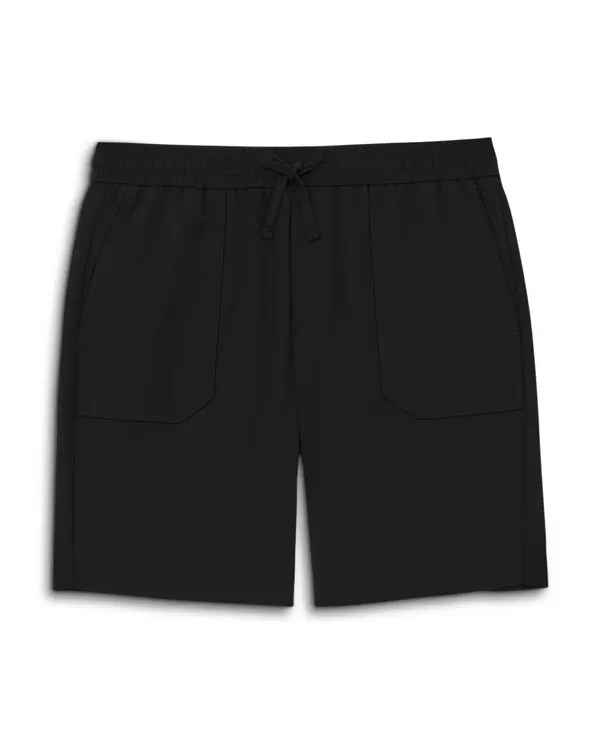 REISS Ascend Drawstring Shorts - Black