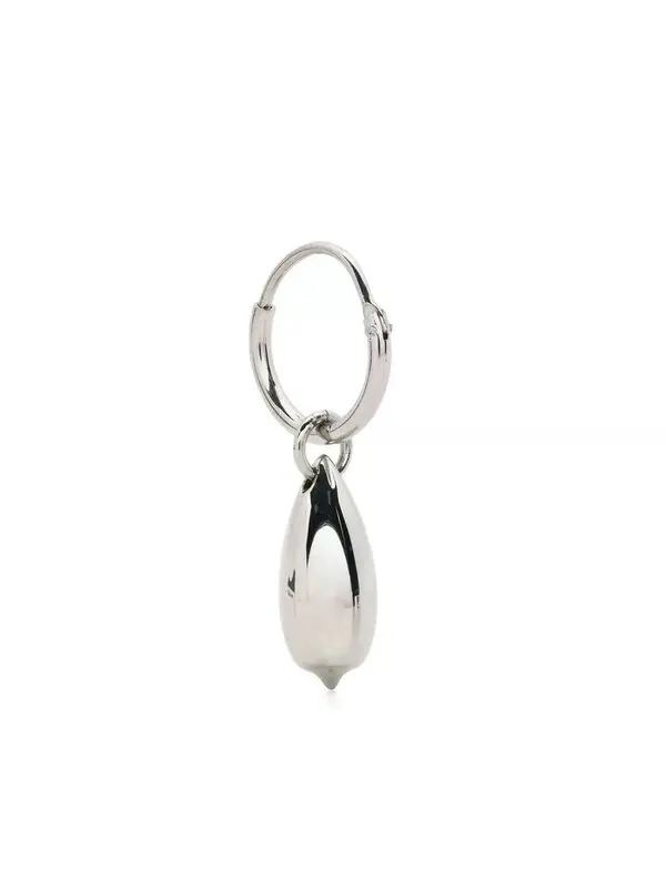 LEMAIRE Metallic-charm Hoop Earrings