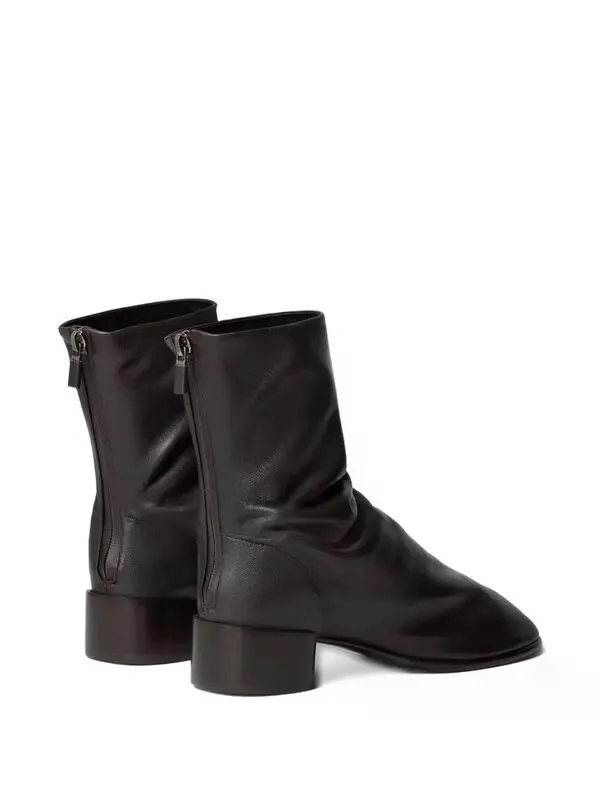 LEMAIRE Glove Zip Ankle Boots