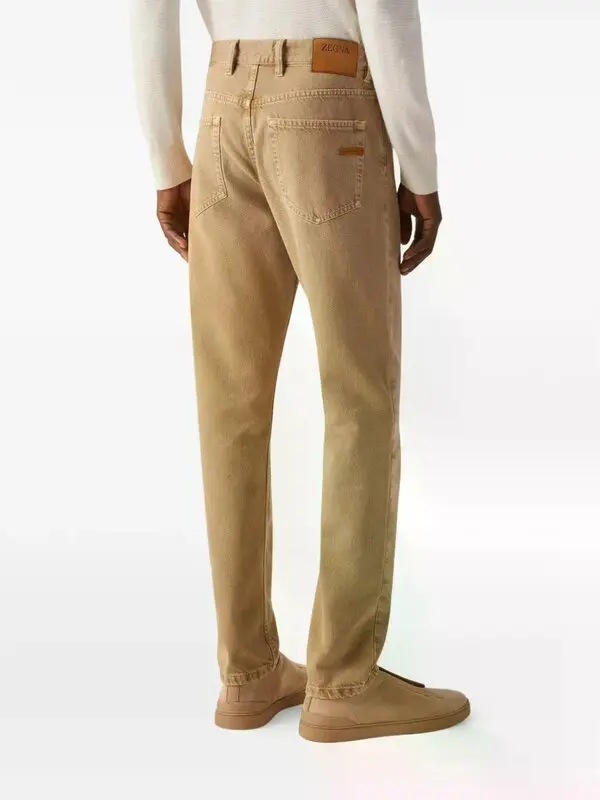 Zegna Cotton Trousers - Neutrals