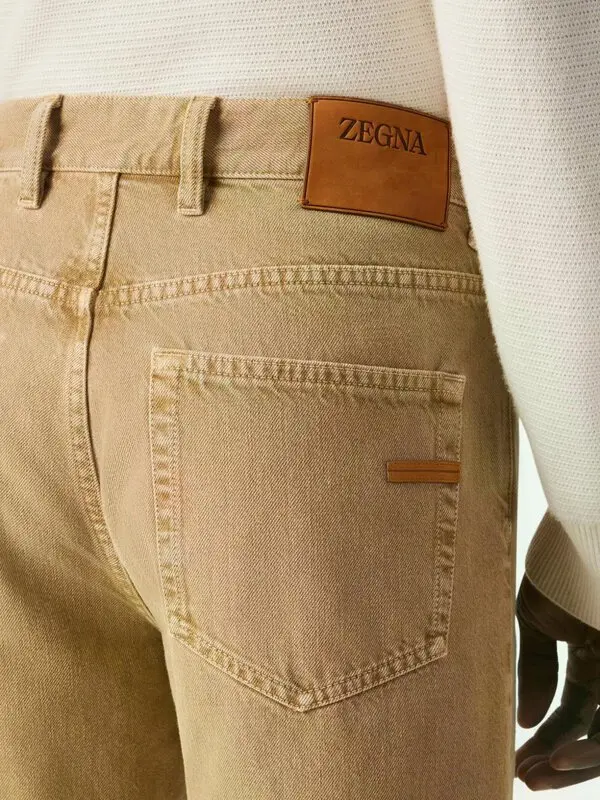 Zegna Cotton Trousers - Neutrals