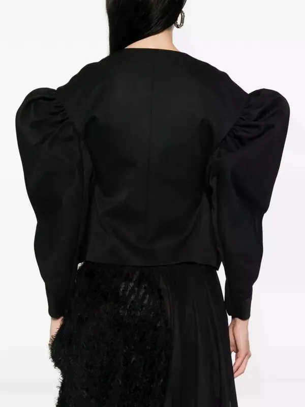 Simone Rocha Puffed-sleeve Tie Jacket