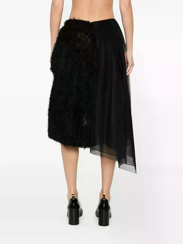 PAULINE DUJANCOURT Asymmetric Layered Skirt