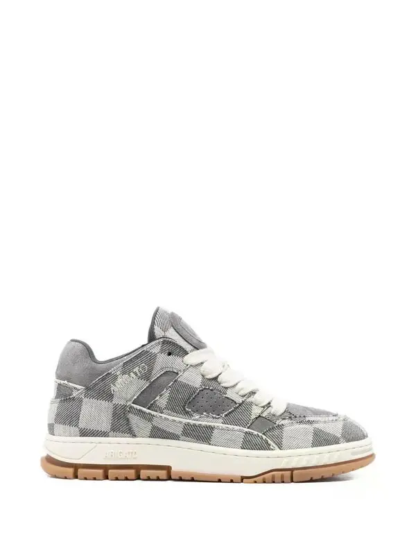 Axel Arigato Checkered Lace-up Sneakers - Grey
