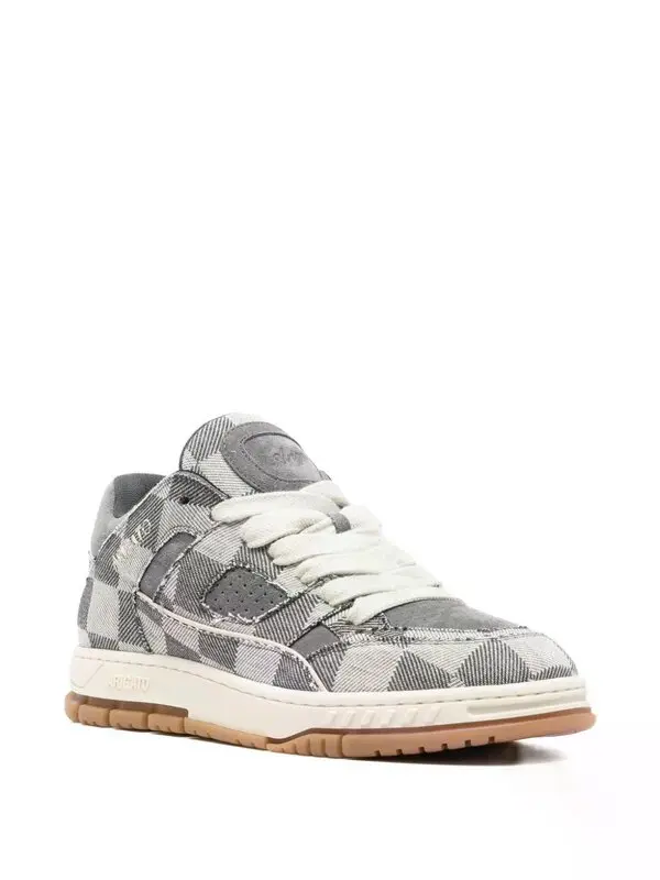 Axel Arigato Checkered Lace-up Sneakers - Grey