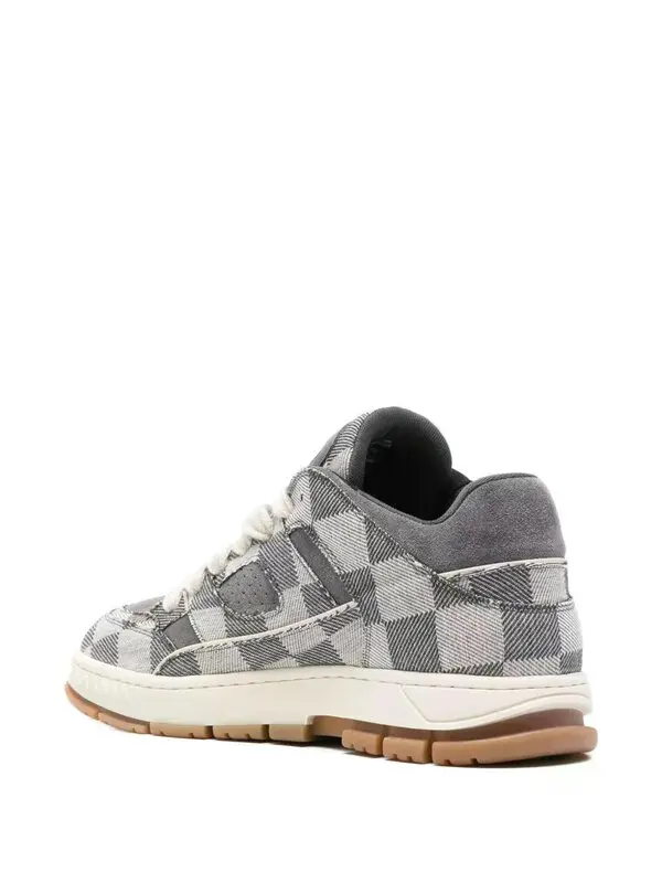 Axel Arigato Checkered Lace-up Sneakers - Grey