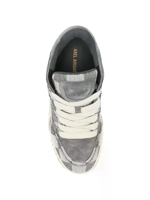 Axel Arigato Checkered Lace-up Sneakers - Grey