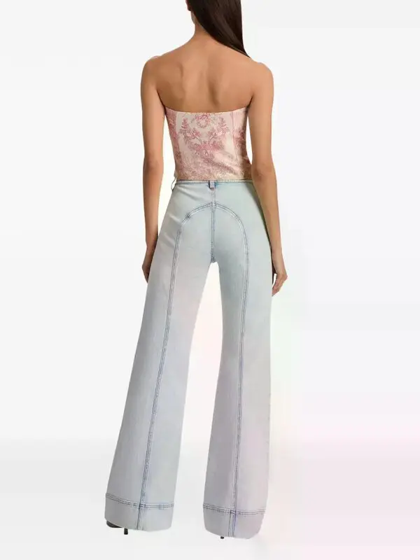 Alice + Olivia Kelcey Strapless Waistcoat