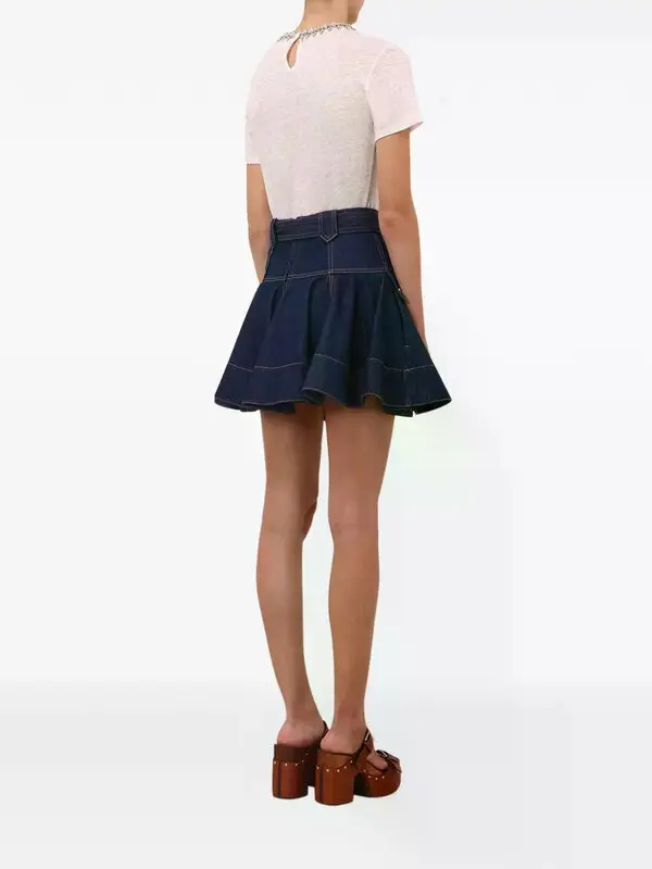 Zimmermann Denim Mini Skirt