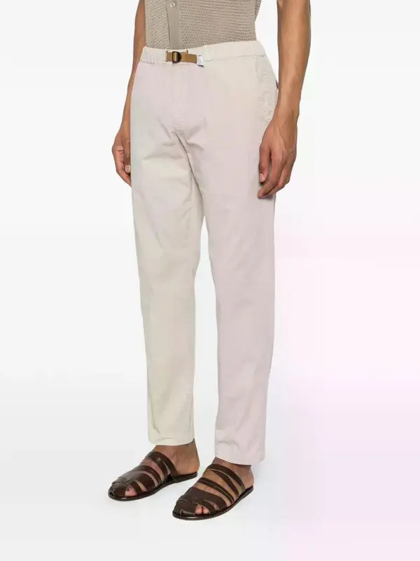 WHITE SAND Elasticated Belt Trousers