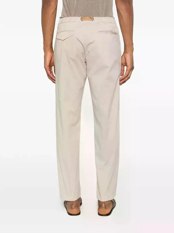 WHITE SAND Elasticated Belt Trousers