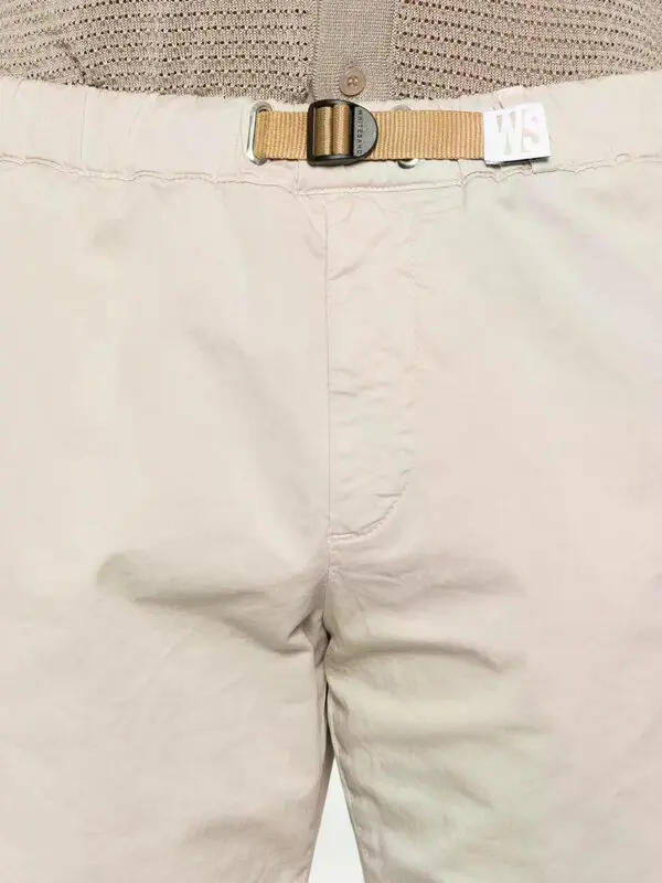 WHITE SAND Elasticated Belt Trousers