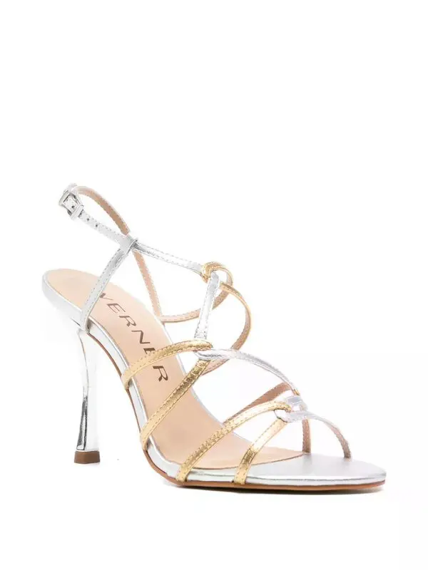 WERNER Strappy Heeled Sandals With Buckle Fastening
