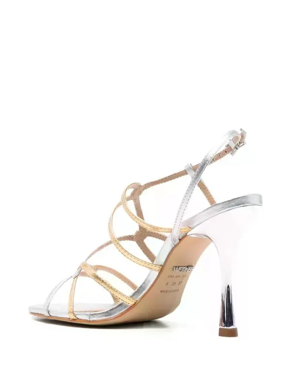 WERNER Strappy Heeled Sandals With Buckle Fastening
