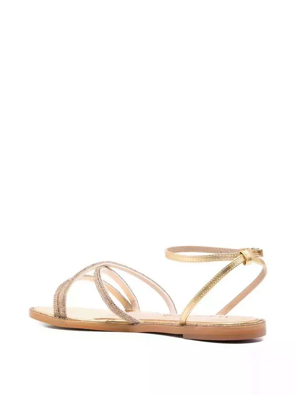 WERNER Embellished Flat Sandals