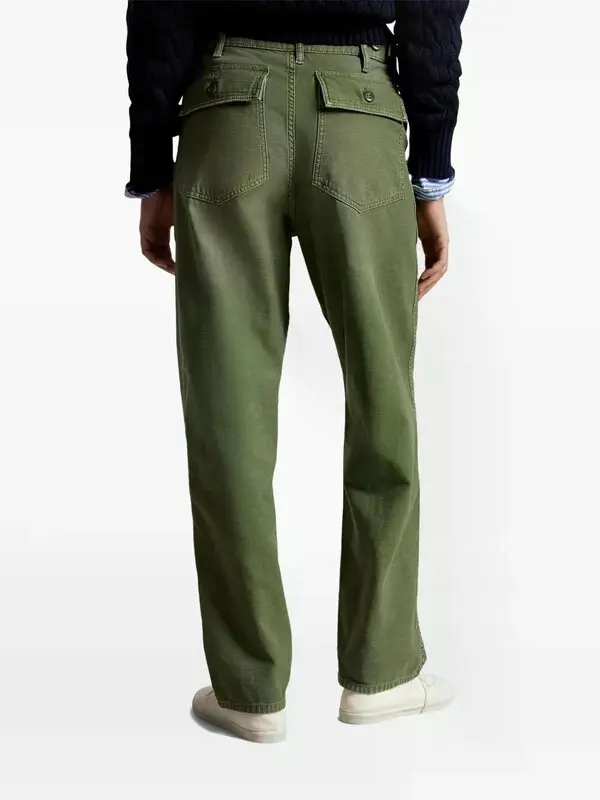 Polo Ralph Lauren Button-tab Straight Trousers - Green