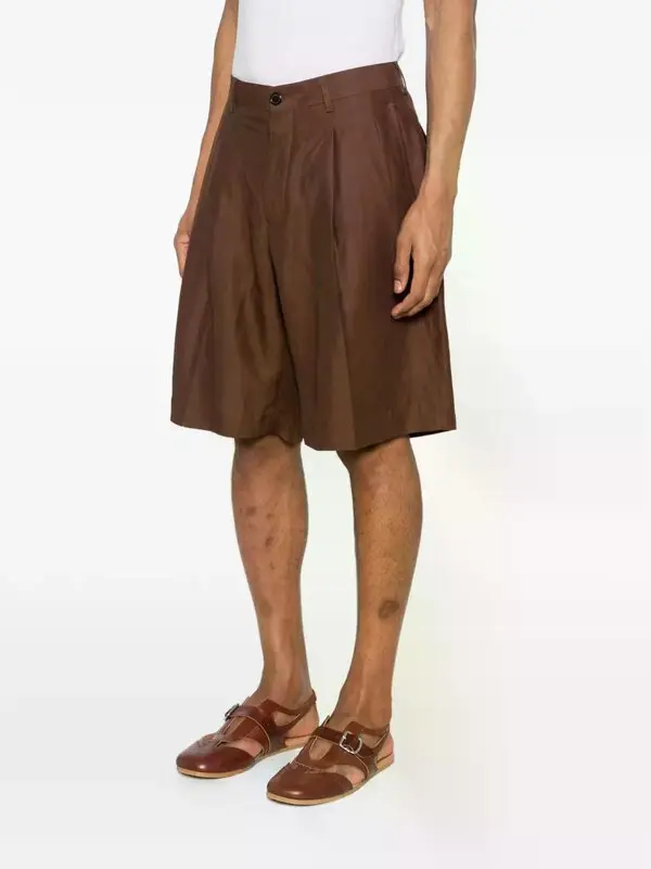 LANEUS Pleated Shorts