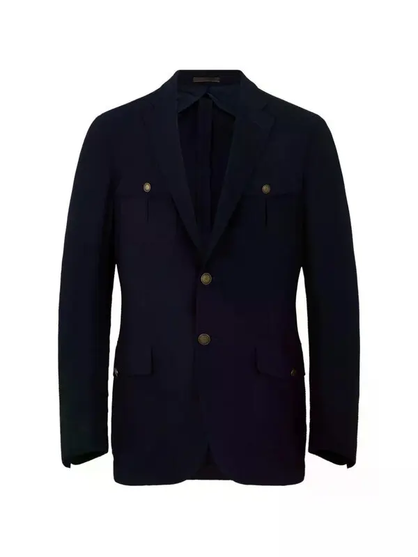 MOORER Button Pocket Blazer