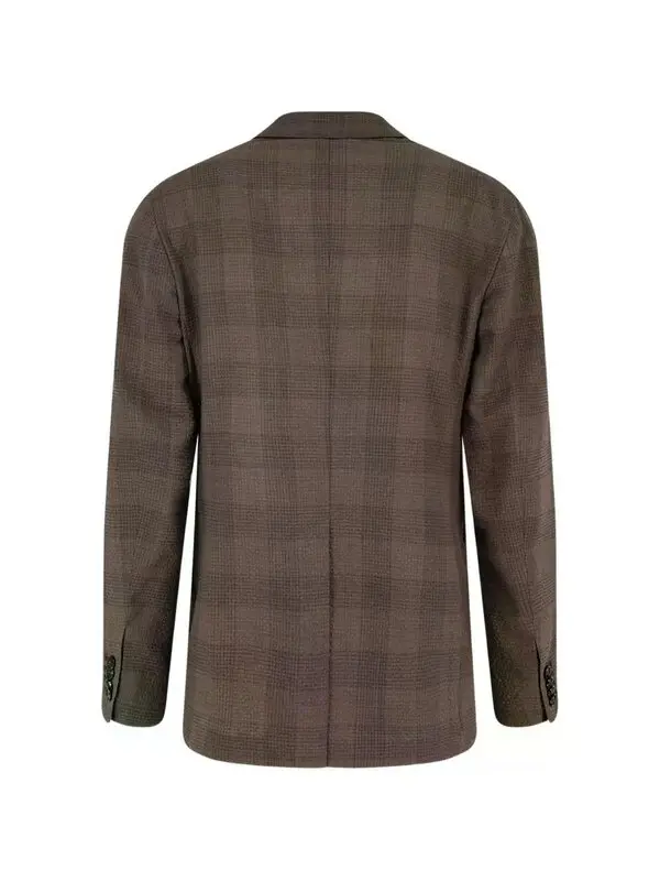 Tagliatore Double-breasted Check Blazer