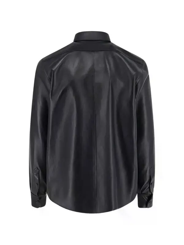 Dolce & Gabbana Buttoned Leather Shirt