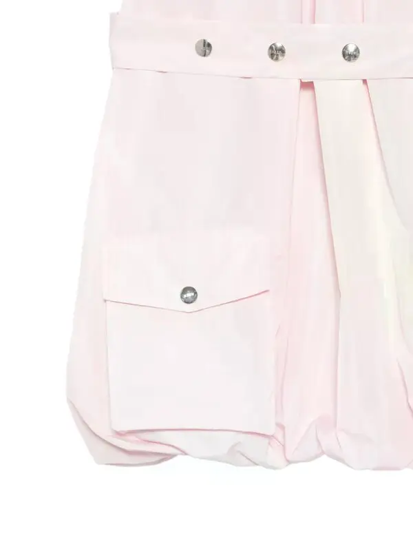 MSGM Pocket Belted Mini Dress