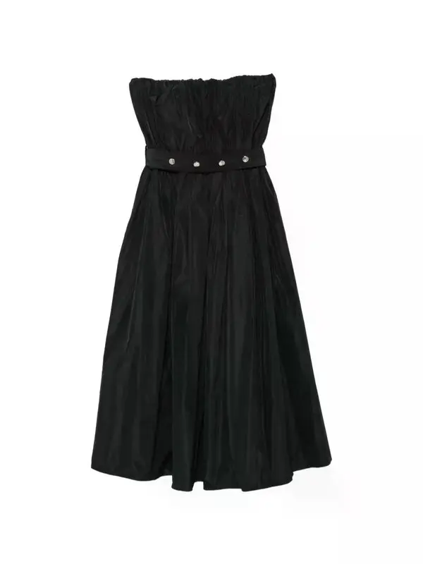 MSGM Buttoned Belted Dress