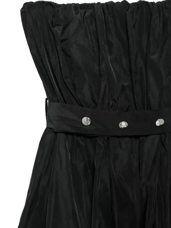 MSGM Buttoned Belted Dress