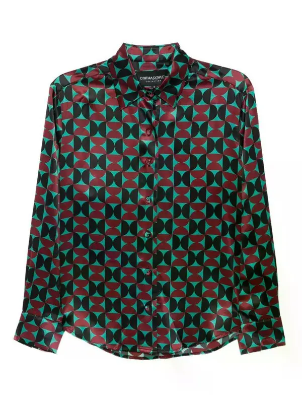 Cynthia Rowley Geometric Print Shirt