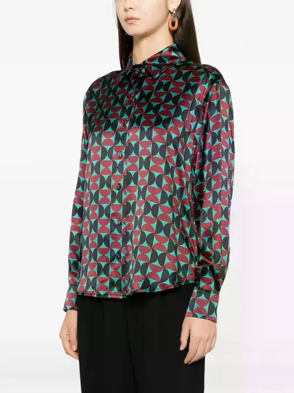 Cynthia Rowley Geometric Print Shirt