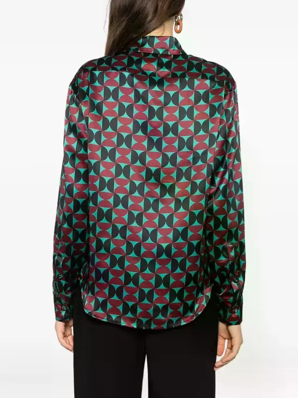 Cynthia Rowley Geometric Print Shirt