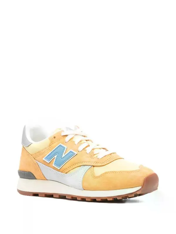 NEW BALANCE U475 Embroidered-logo Sneakers - Camel