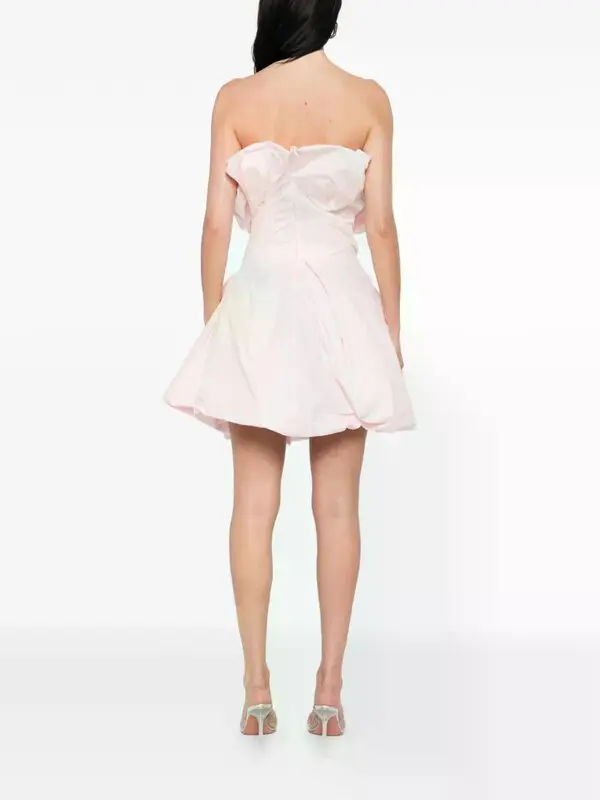Magda Butrym Strapless Bubble-hem Mini Dress