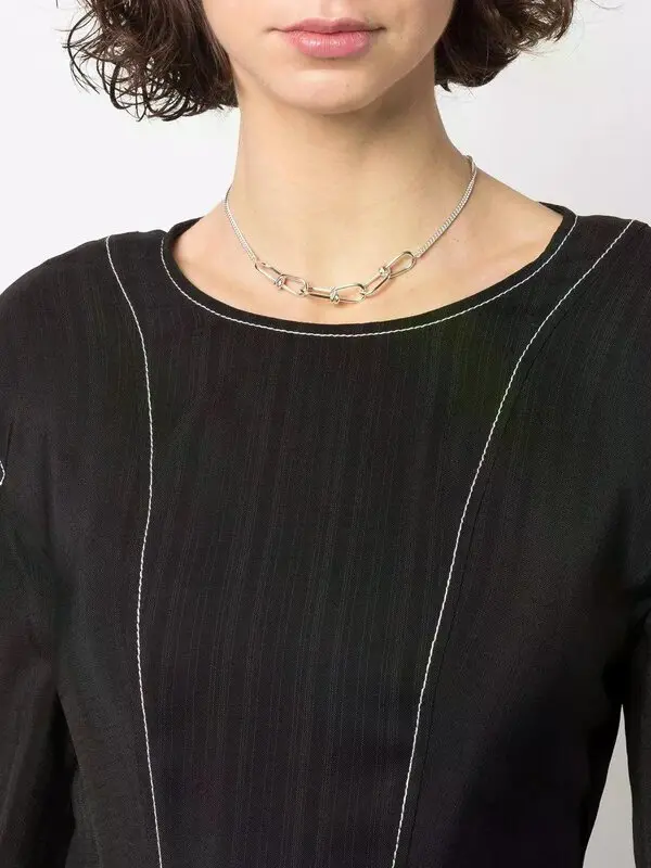 Annelise Michelson Boyfriend Triple Xs Wire Chain Necklace